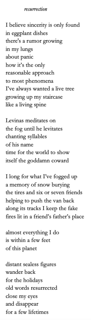 Excerpt from Poem of Thanks - Voicemail Poems